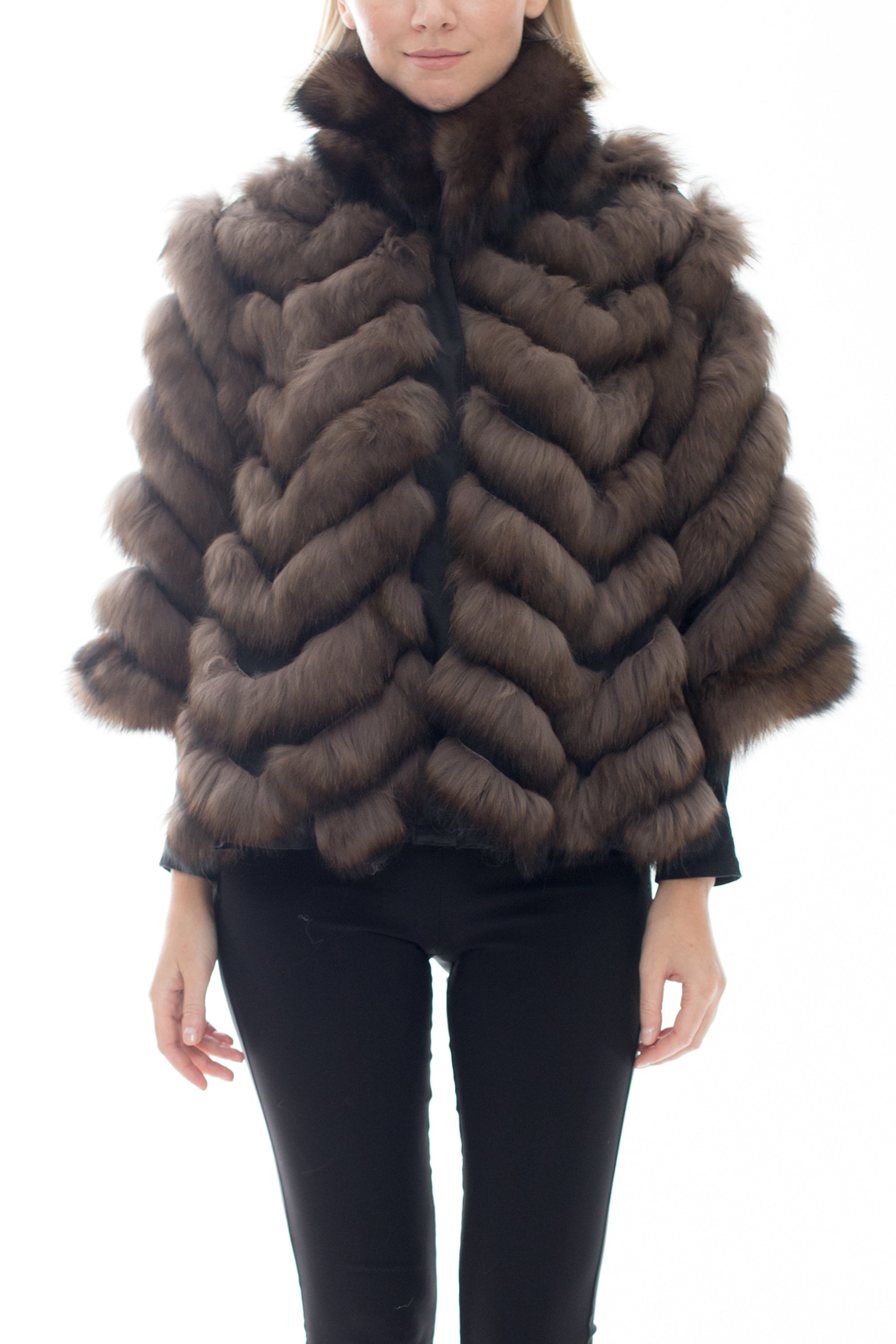 CLOSTER - Reversible Fox Fur Bolero
